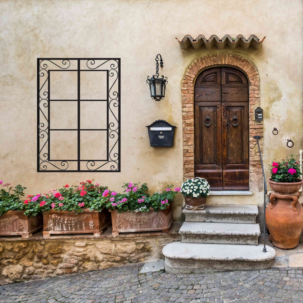 Spanish Scroll Square Wall Trellis – S2N Industries