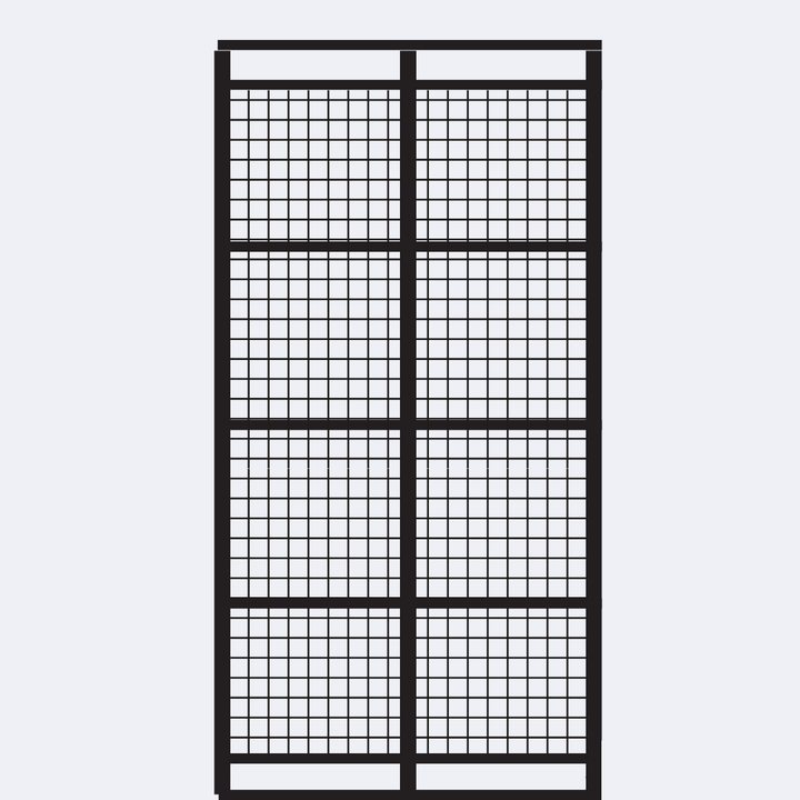 Wall Mounted Metal Garden Trellis - S2N Industries