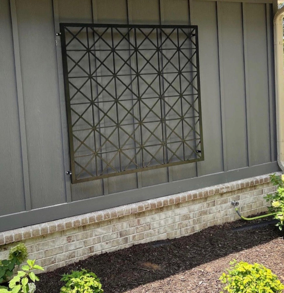 Barn Style Outdoor Wall Trellis, Easy Install Plant Trellis Plant ...
