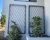 Heavy Gauge Diamond Pattern Wall-Mounted Metal Trellises, Architectural ...