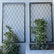 Heavy Gauge Diamond Pattern Wall-Mounted Metal Trellises, Architectural ...