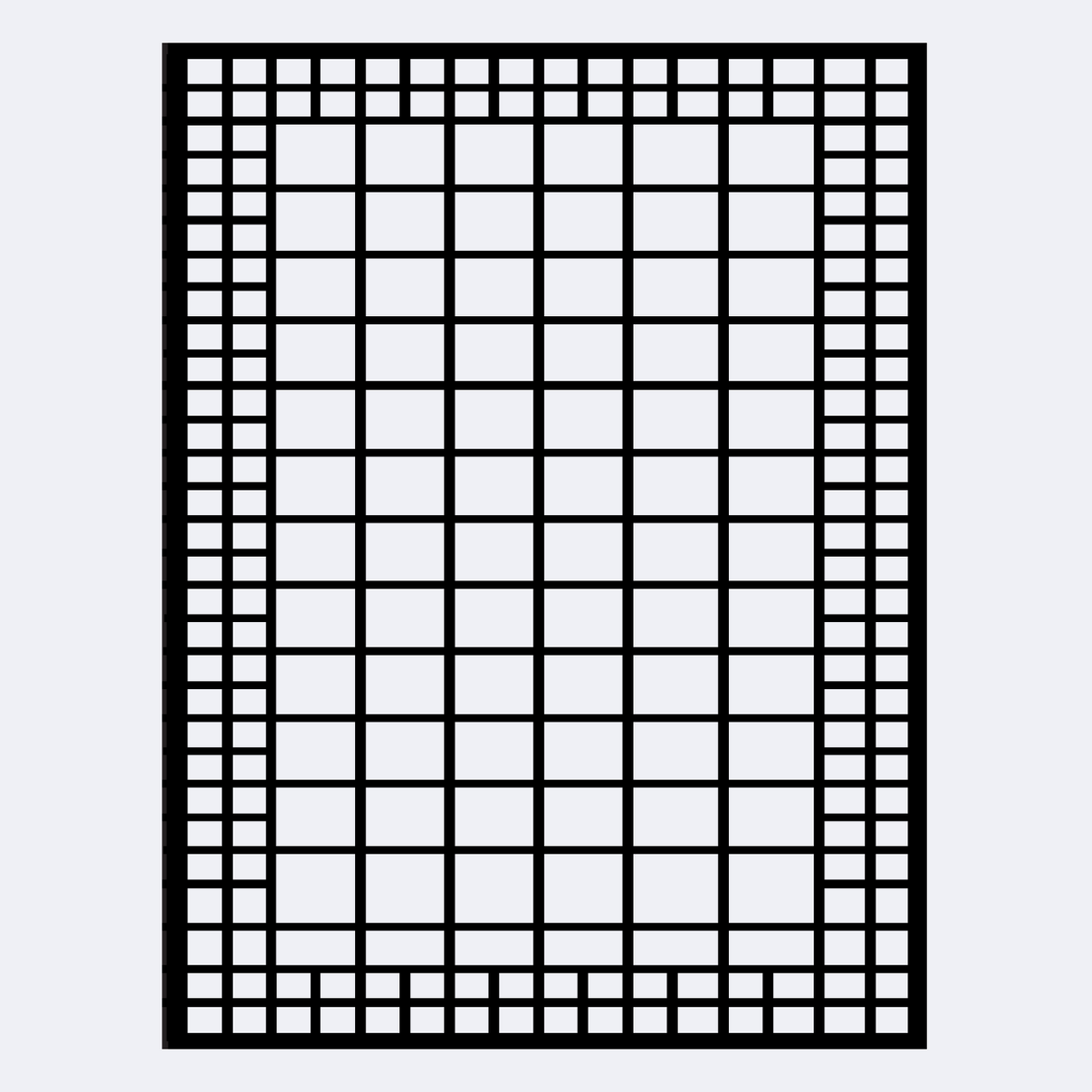 Multi Size Square Grid Trellis Wall Mounted Gridwall Panels Living Wall ...