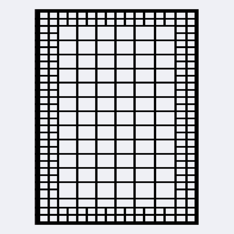 Multi Size Square Grid Trellis Wall Mounted Gridwall Panels Living Wall ...